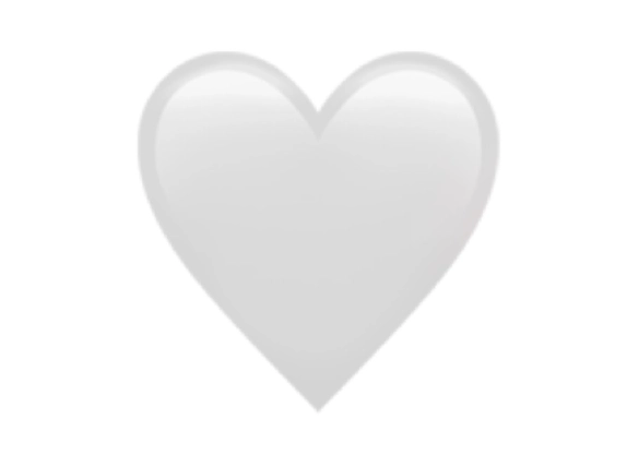 White Heart Emoji Copy And Paste - 🤍 (U+1F90D)