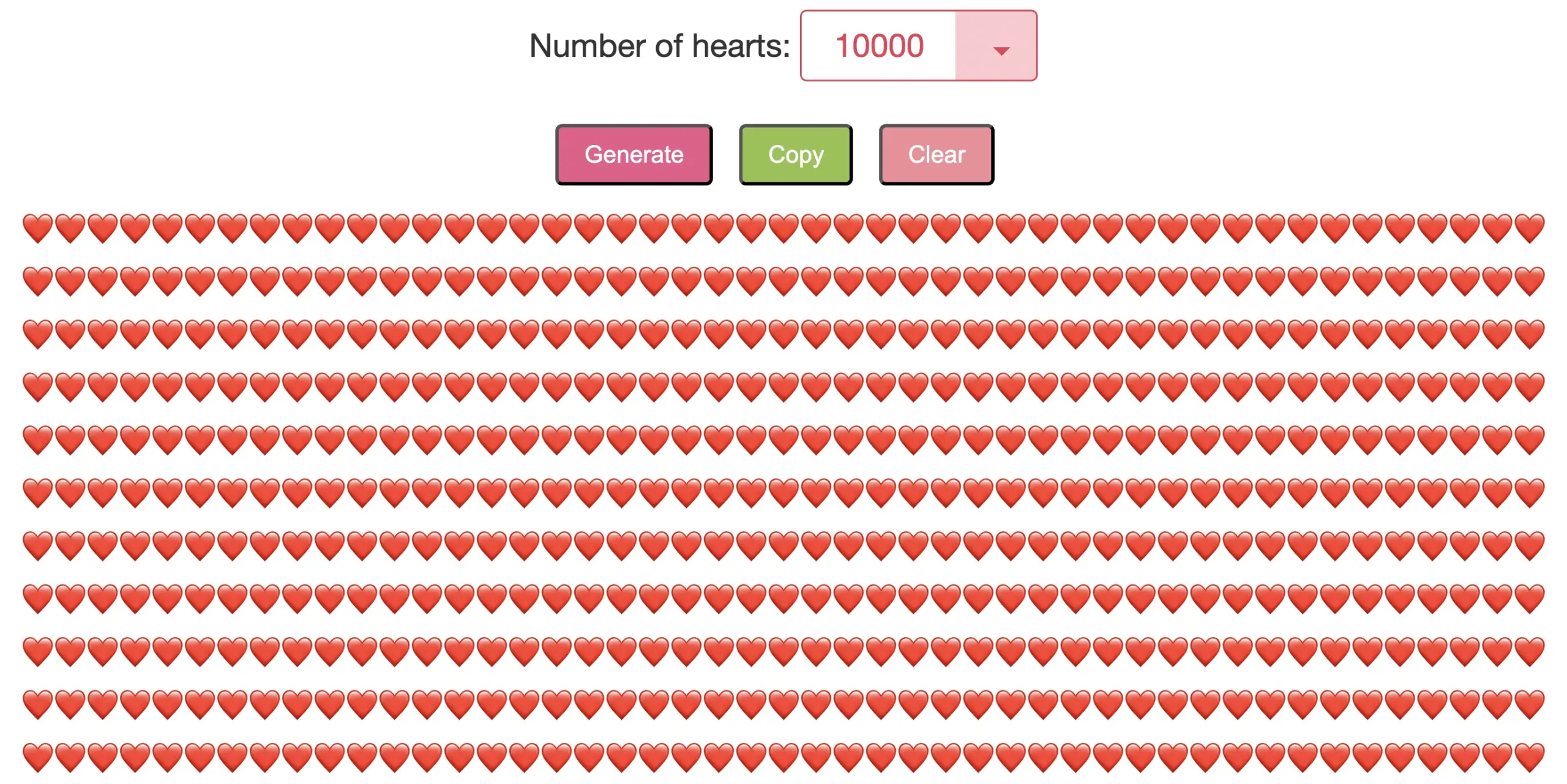 10000 Heart Emojis Copy And Paste - 🖤 ♥️ ️ 💜 💙 💛 💚