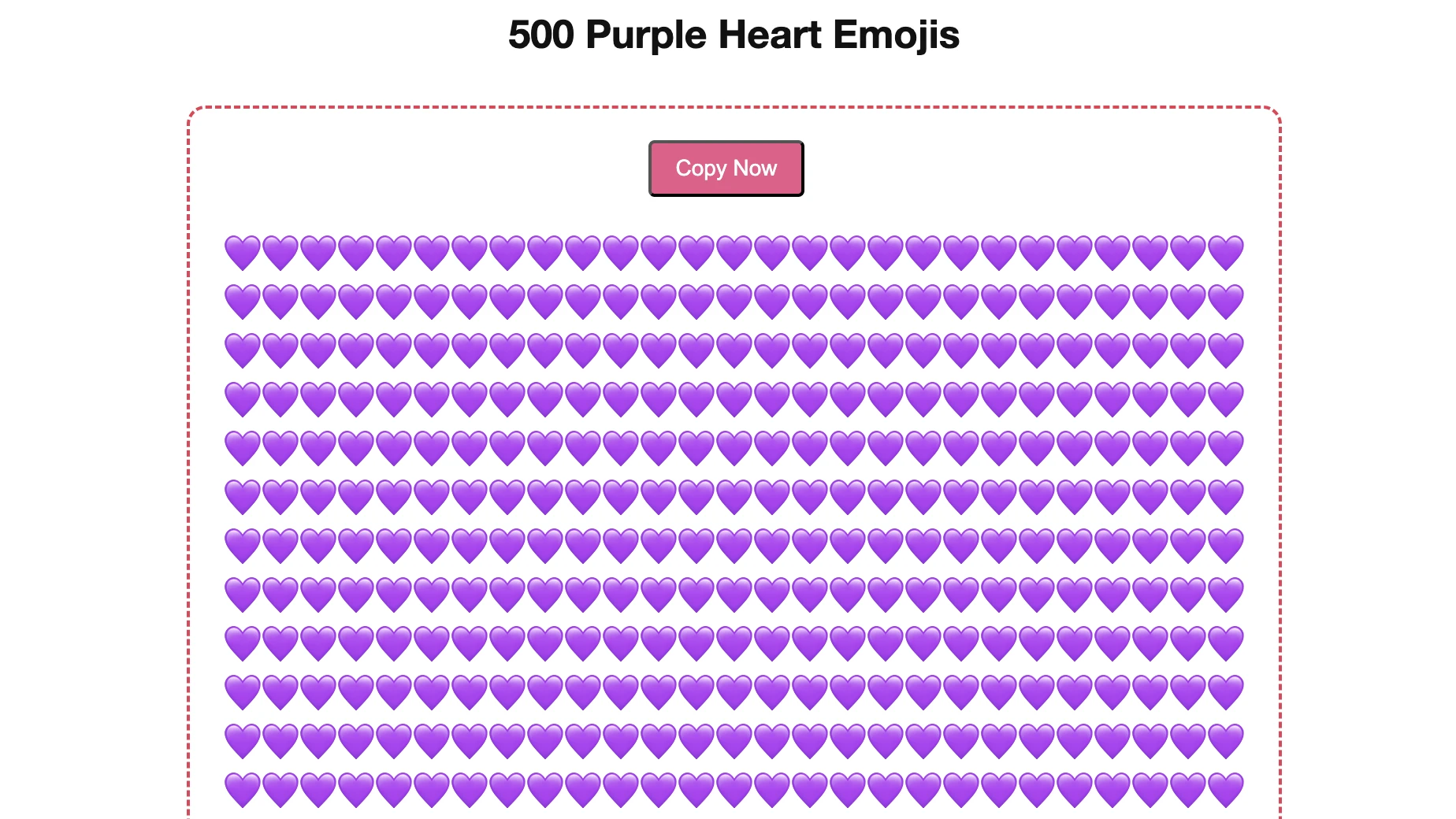 500 Heart Emojis Copy And Paste – 💛 💚 🧡 🤎 ️ 💜 💙