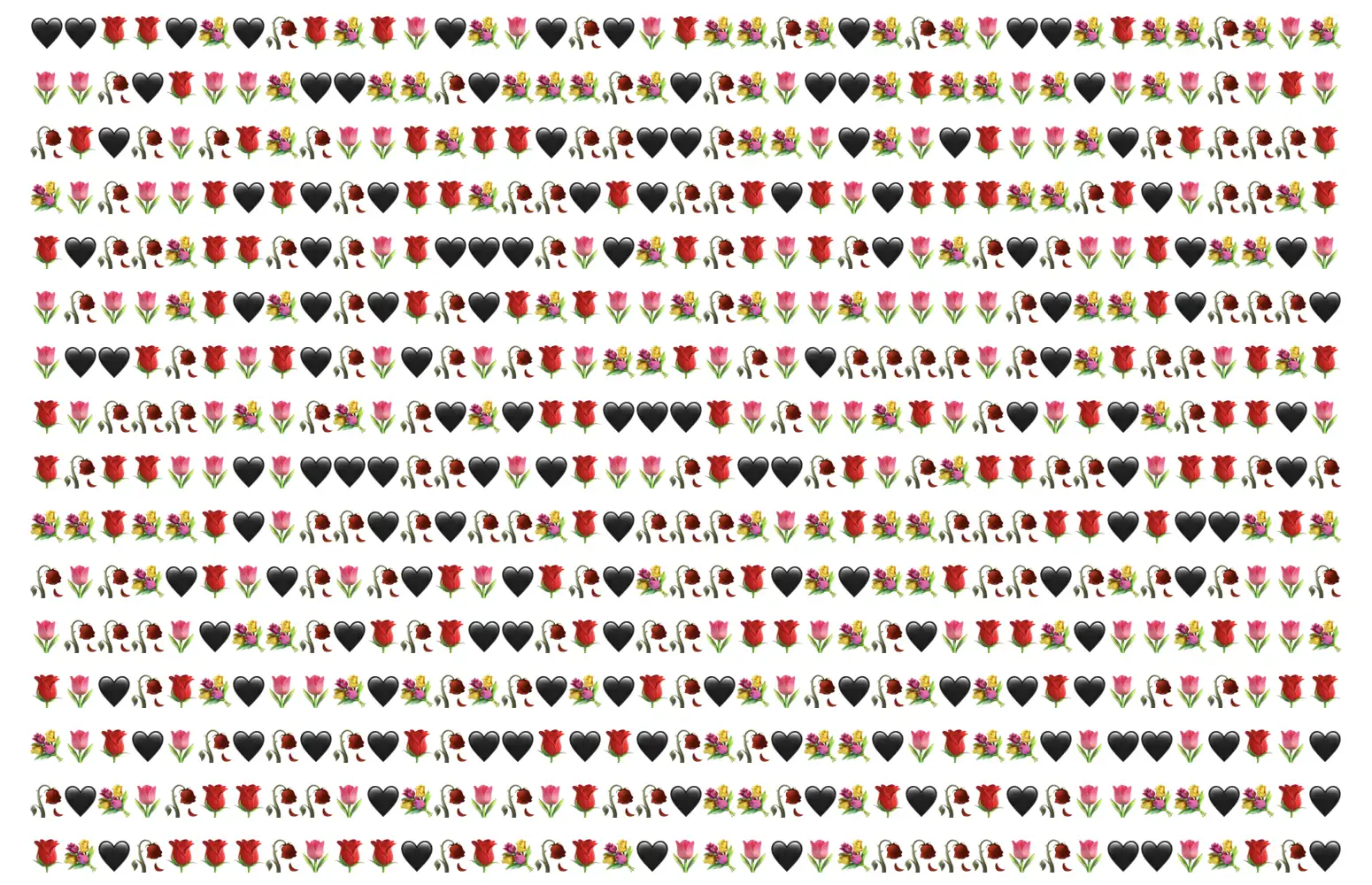 Rose Emoji Generator - Copy & Paste (🌹 🌷 🥀 💐 🖤)